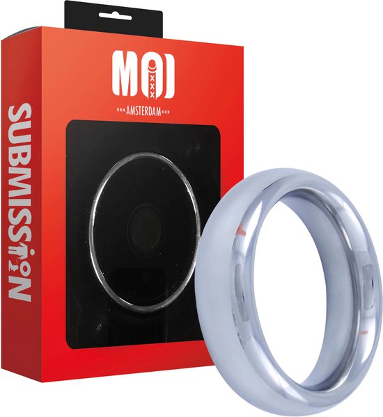 Mr. Gibbous 50 | Stainless Steel Cock Ring - Thickness 8 mm. Heigth 18 mm. Ø 50 mm. | bol.com