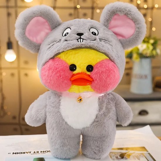 Klikkopers Paper Duck Knuffel - Muis Editie 30 cm - Lalafanfan | bol