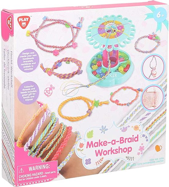 Armbandjes zelf maken - Vlechtwerk atelier -PlayGo Make-a-Braid ...