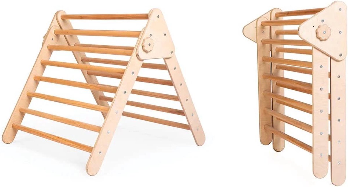 Pikler klimrek set van 3 - houten klimrek - pikler driehoek triangle ...