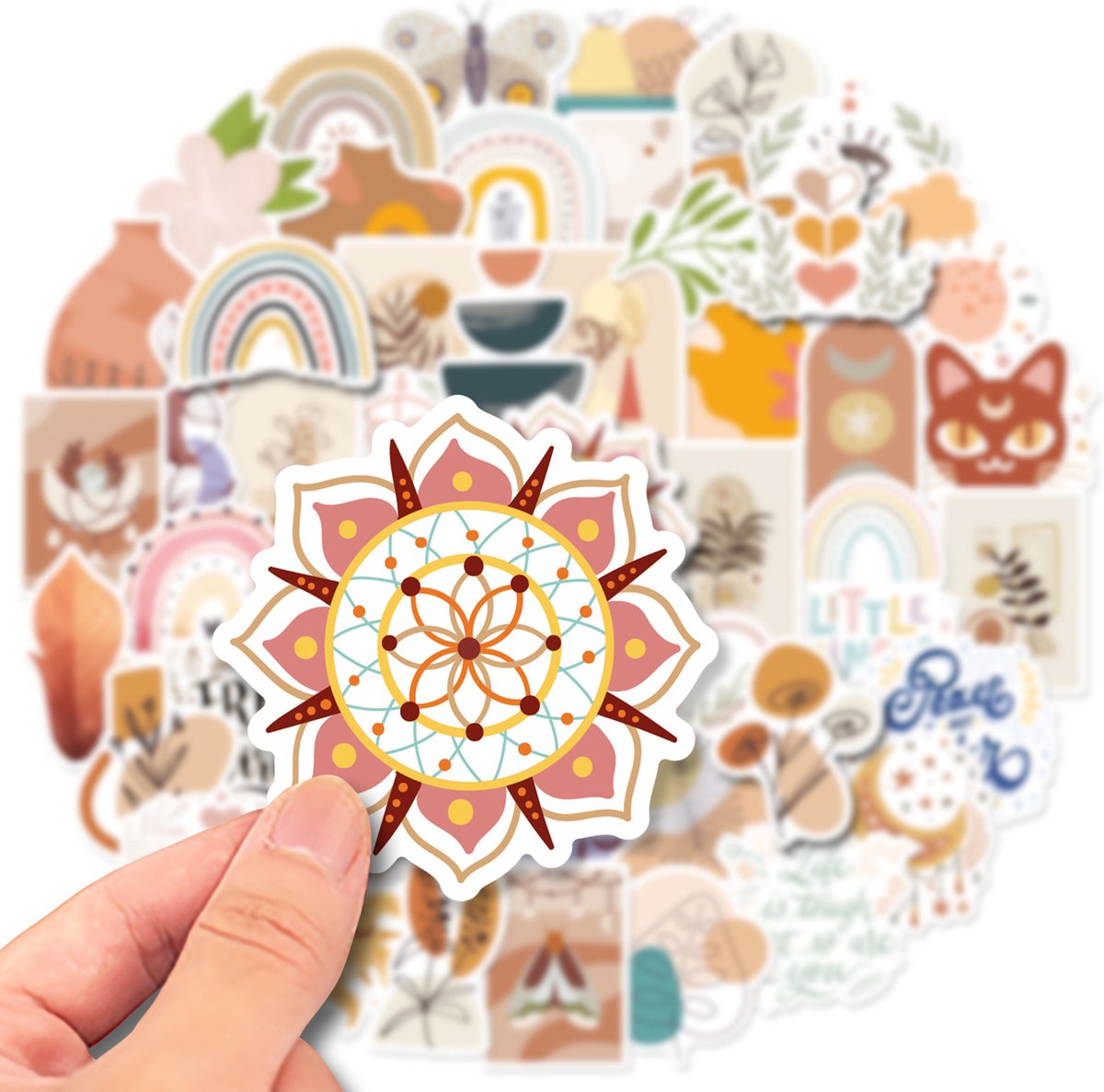 Bohemian Stickers 50 Stuks - Boho Stickers - Bullet Journal - Laptop ...