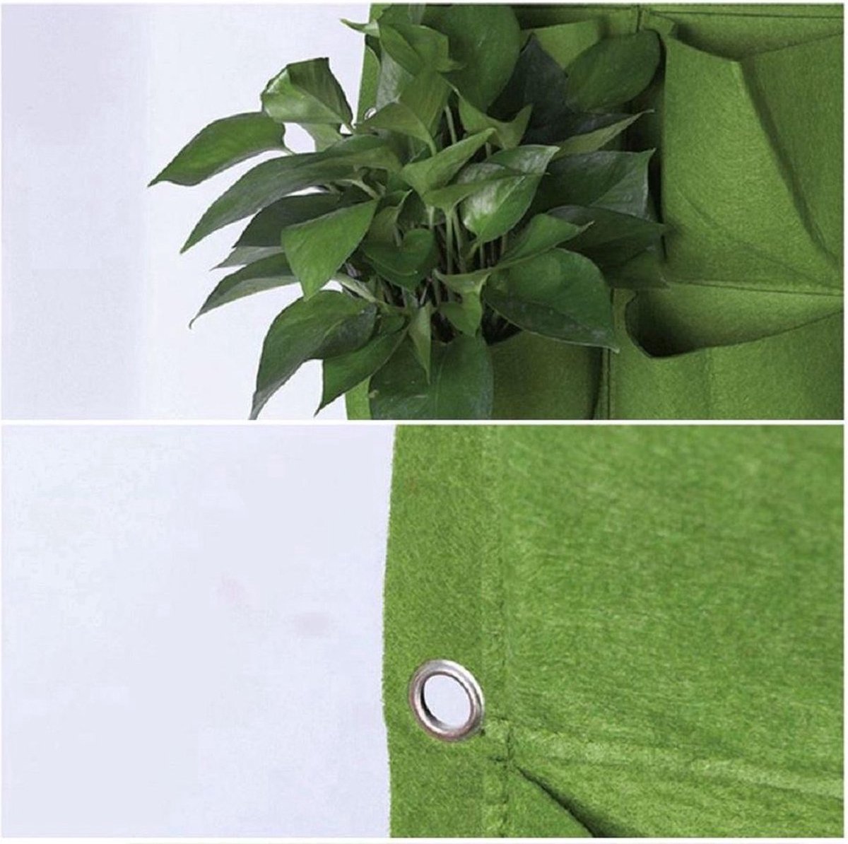 Verticale Tuin 9 Plantzakken 50cm x 50cm - Groen - Vilt - Muur ...
