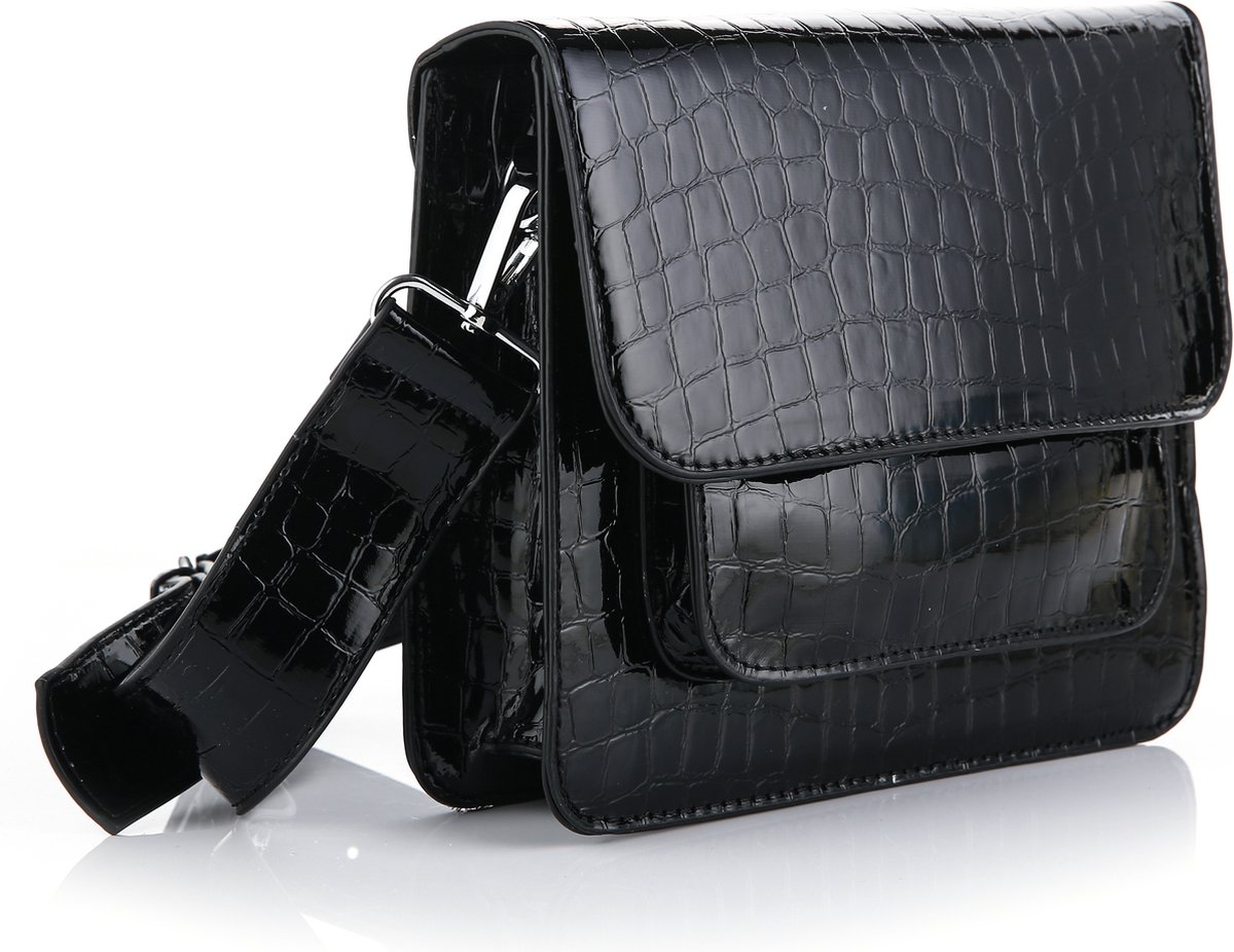 Bijoutheek Tas Crossover Tas Croco Glans Groen | bol.com