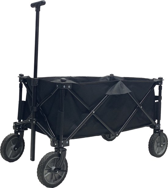 Bolderkar opvouwbaar - draaibare massieve wielen - stevig frame - 80 kg ...