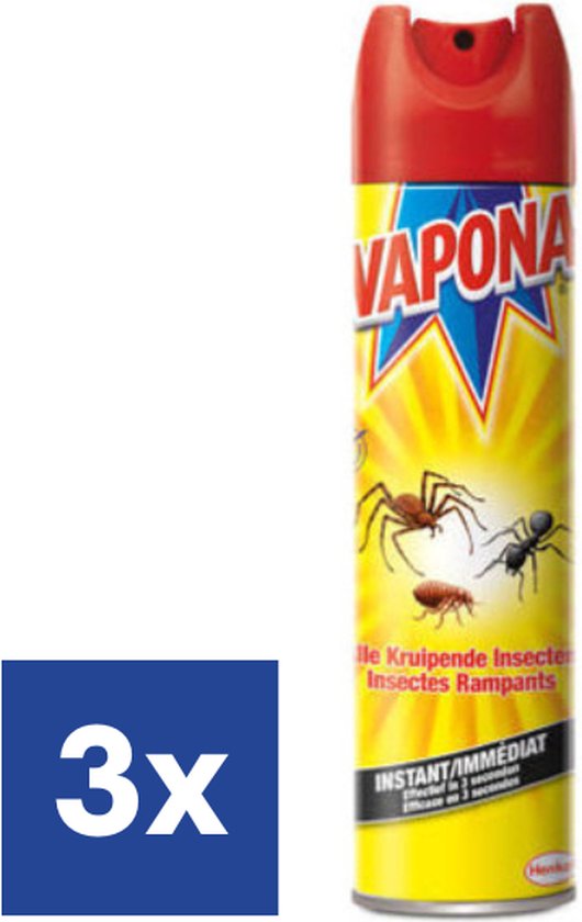 Vapona Spray Kruipende Insecten - 3 x 400 ml | bol