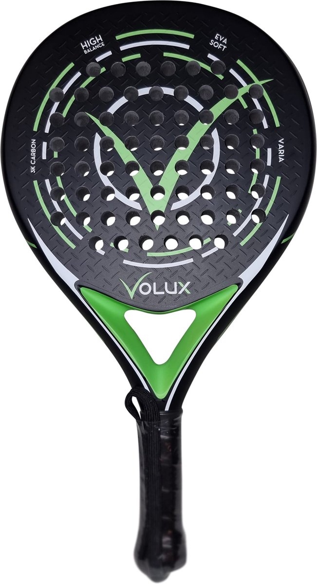 Volux Varia - Padel racket - Ronde vorm - 3k Carbon | bol.com