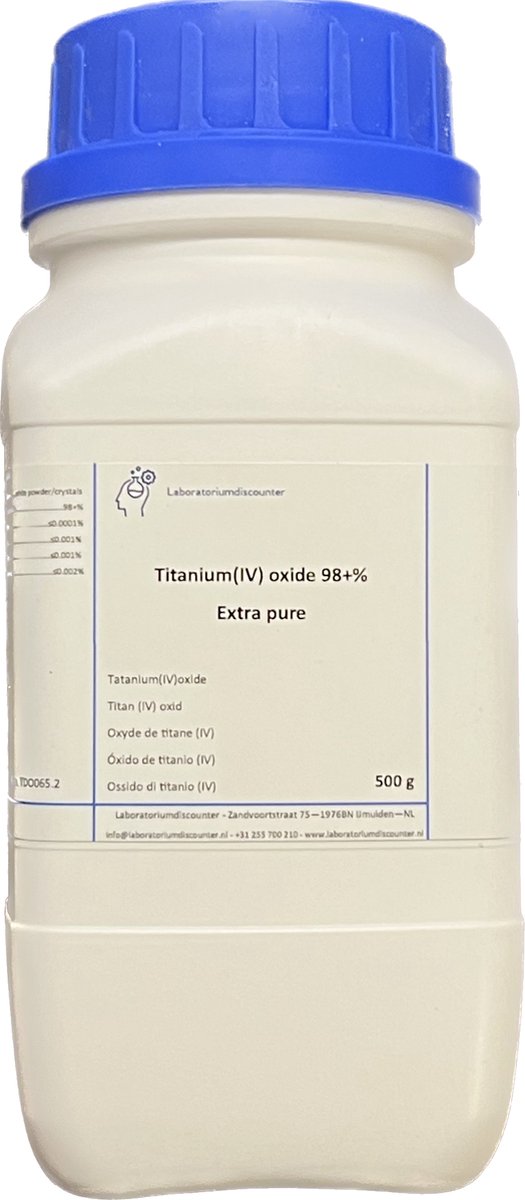 Titanium (IV) oxide 98+% extra pure | bol.com