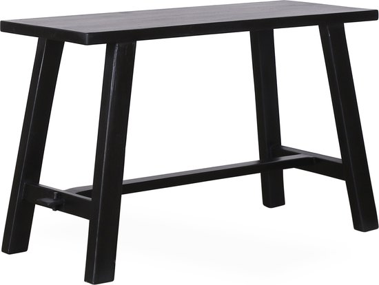 TMS Ganesja bankje teak zwart 80 x 35 x H 50 cm | bol