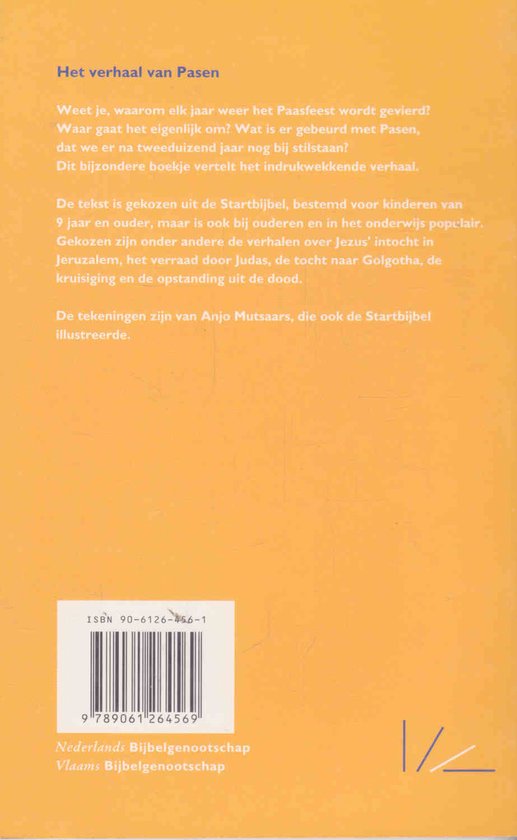 Het verhaal van Pasen, Anjo Mutsaars | 9789061264569 | Boeken | bol