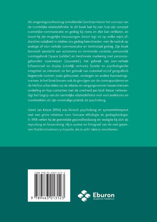Ruimtelijke communicatie en gedrag | 9789463013123 | Gerrit Jan Keizer ...