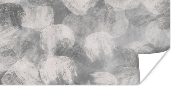 Abstract - Verf - Grijs - Schilderij | bol