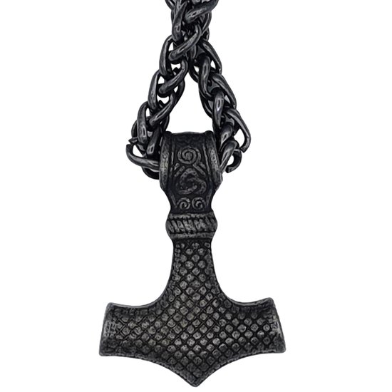 Tesoro Mio Michel – Viking Ketting – Thor’s Hamer Mjolnir – Edelstaal ...
