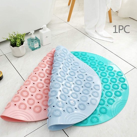 Douchemat ronde douchemat PVC badkamermat antislip douchebakmat met ...