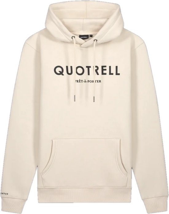 Quotrell Basic Hoodie Beige/Black | bol.com