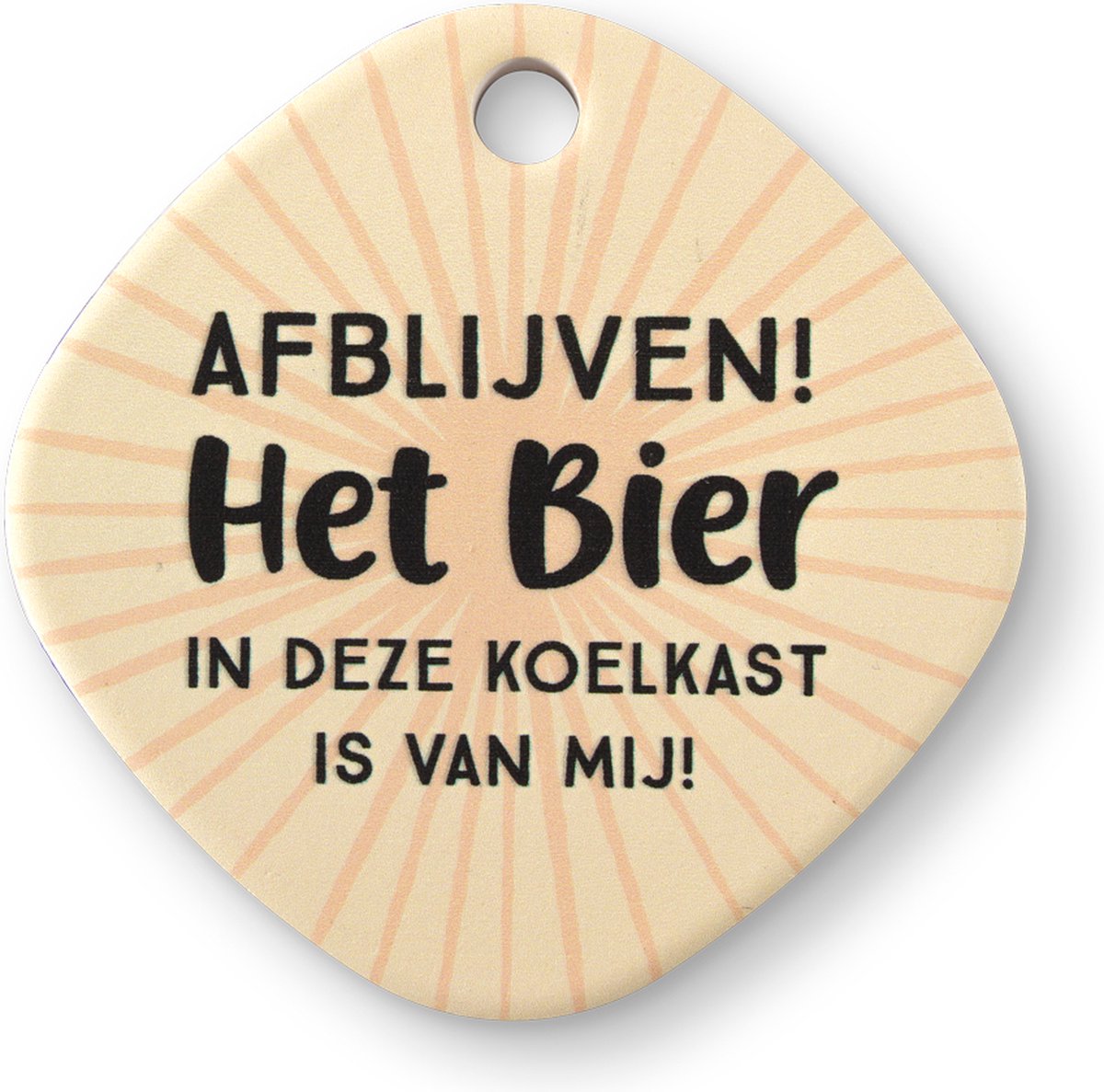 Afblijven bier - Magneet - keramiek - miko | bol