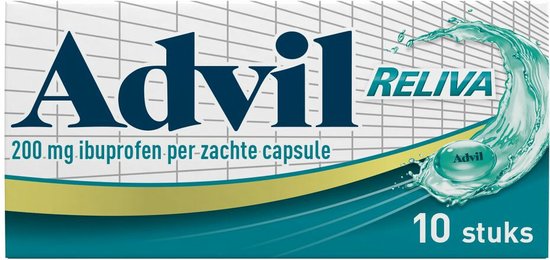 Advil Reliva Liquid Caps 200mg - 3 x 10 capsules | bol