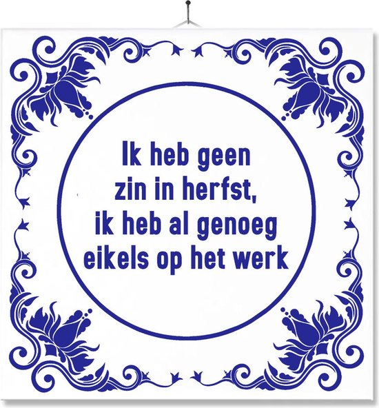 Tegel Met Opdruk | Grappig | Humor | Verjaardag kado | Toilet WC | Ik ...