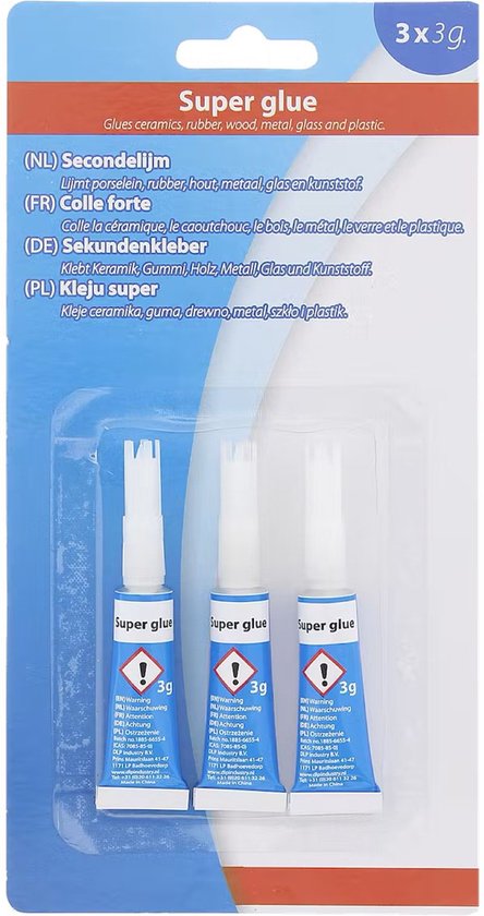 secondelijm 3x3 gram | bol