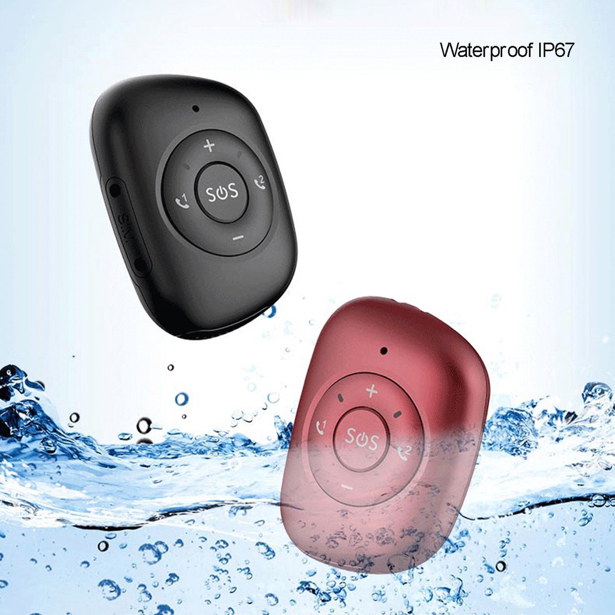 WatchToCare WTC 22 S - GPS Alarmknop Senioren - SOS knop - Noodknop ...