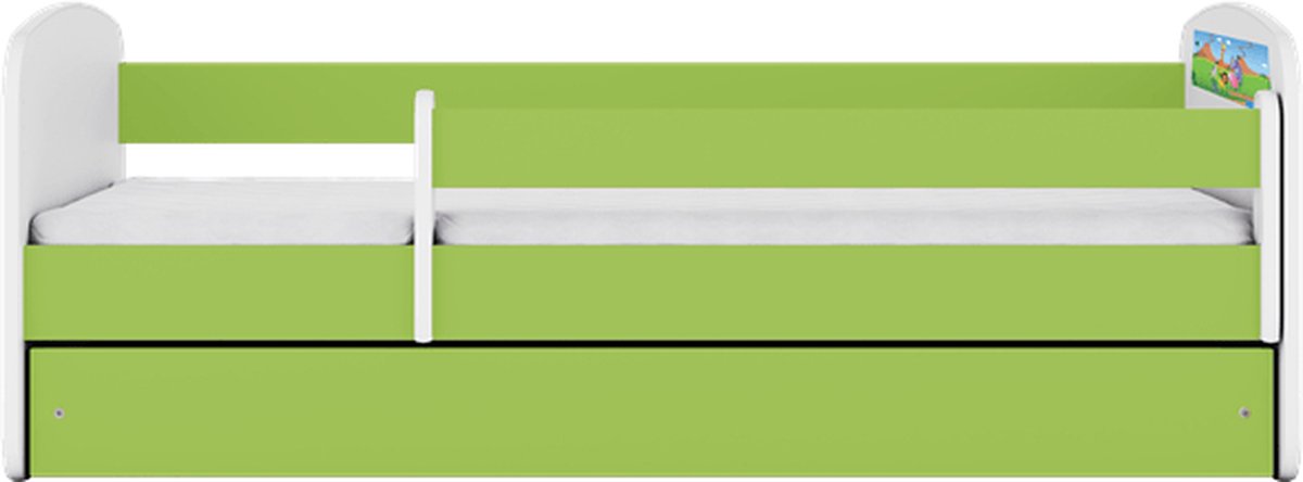 Kocot Kids - Bed babydreams groen safari met lade met matras 160/80 ...