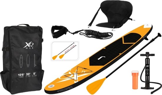 XQ Max Special Edition Sup board set - 6-delig met GRATIS SUP Stoel ...