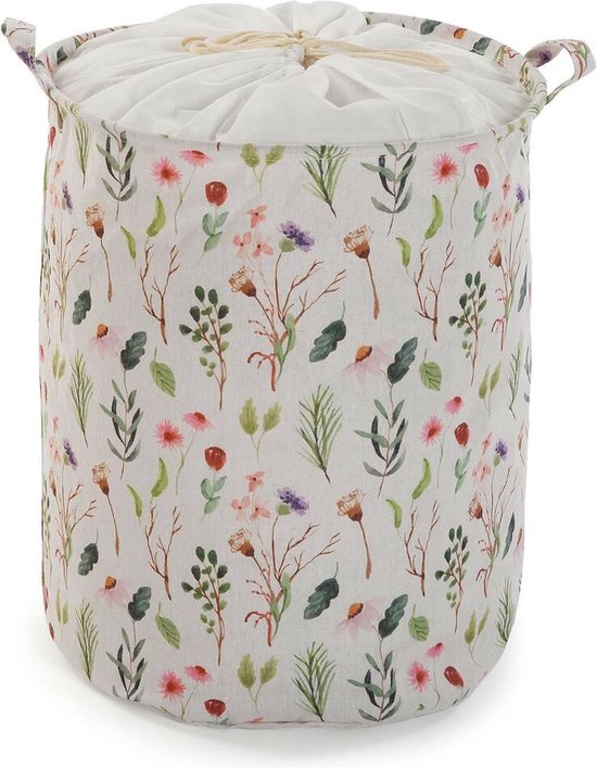 Wasmand Versa Blommor Polyester Textiel (38 x 48 x 38 cm) | bol