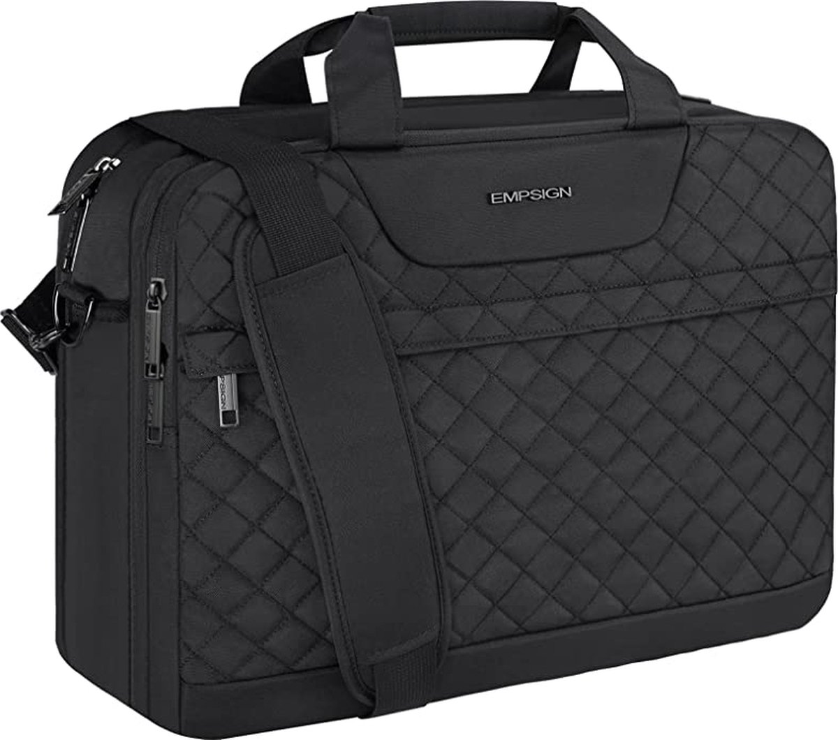 EMPSIGN - Laptoptas 17 inch laptoptas voor heren en dames, waterdicht ...