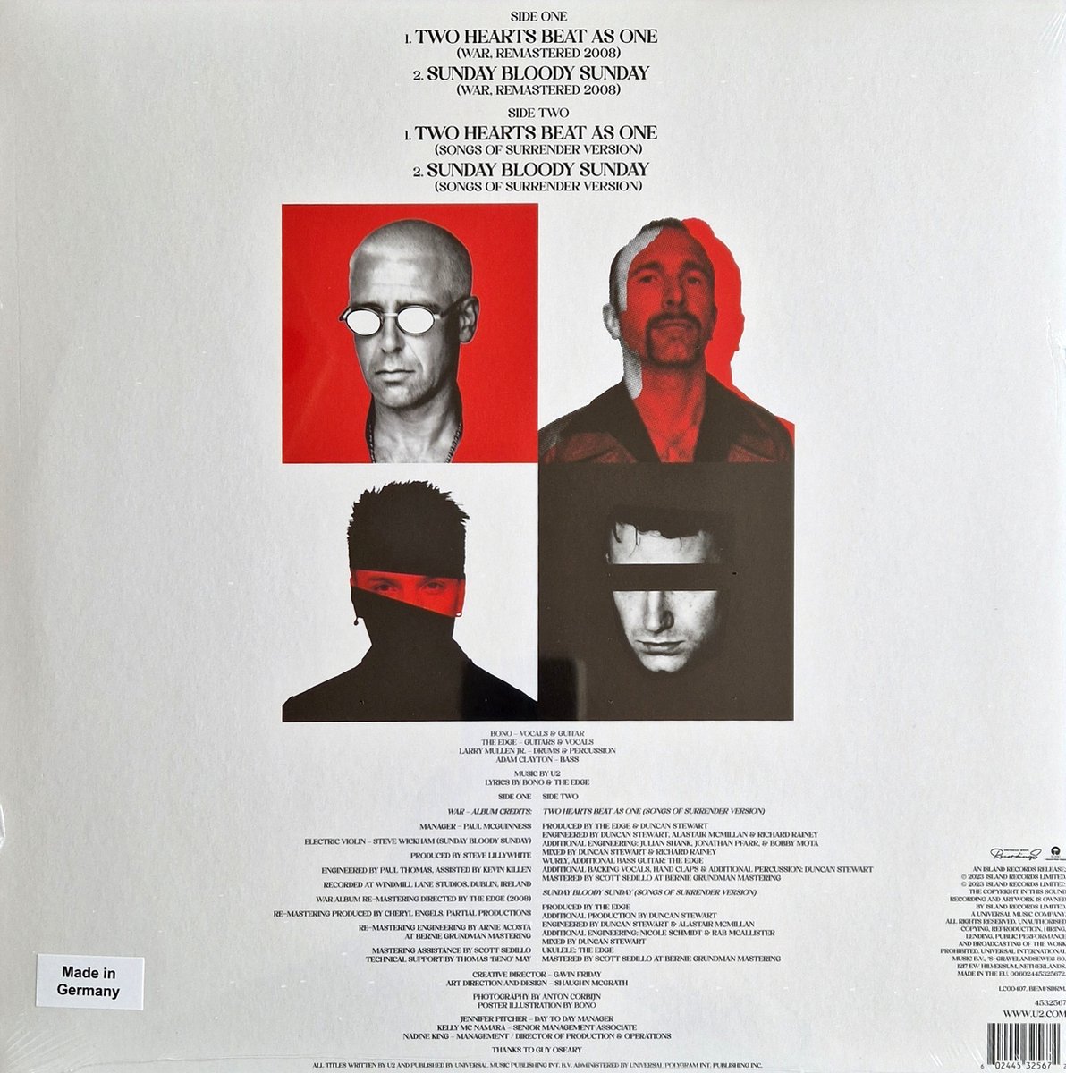 U2 - Two Hearts Beat As One, U2 | Muziek | bol