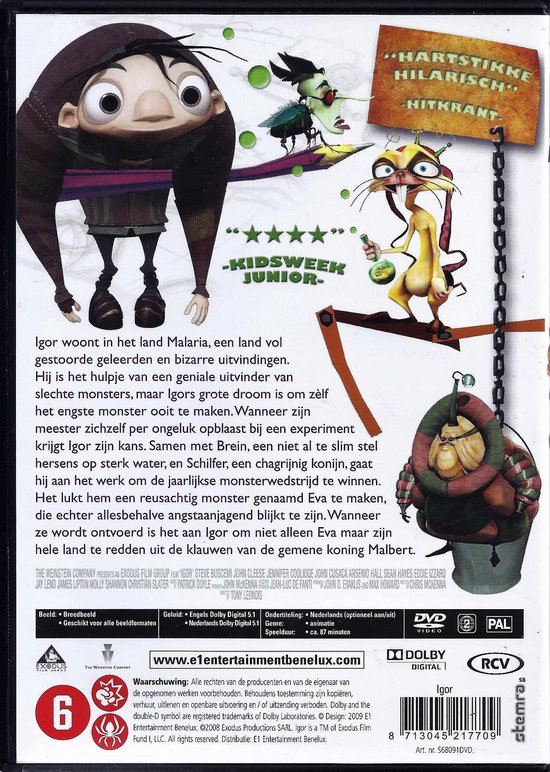 Igor (Dvd) | Dvd's | bol