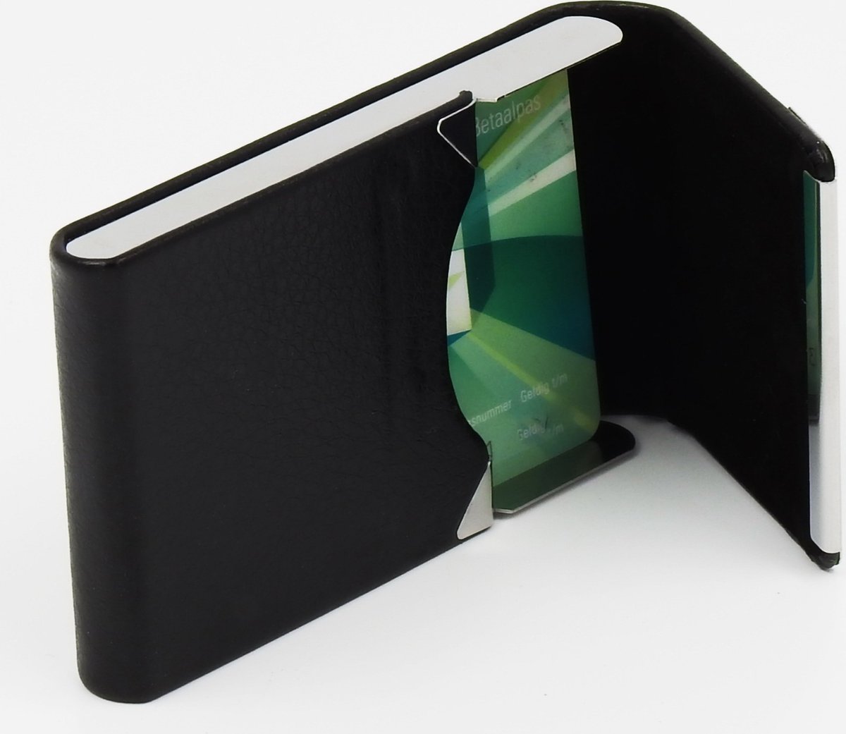 Pasjeshouder Zwart - creditcardhouder - mapje voor pasjes ...