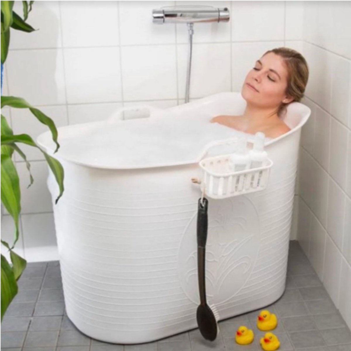 Ijsbad - Zitbad - Ice Bath - Ijsbad Wim Hof Methode - 200 Liter - Wit ...