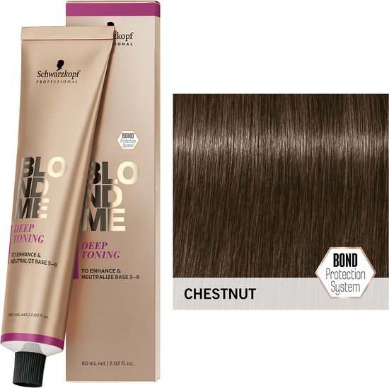Schwarzkopf - Blond Me - Deep Toning - Deep chestnut | bol.com