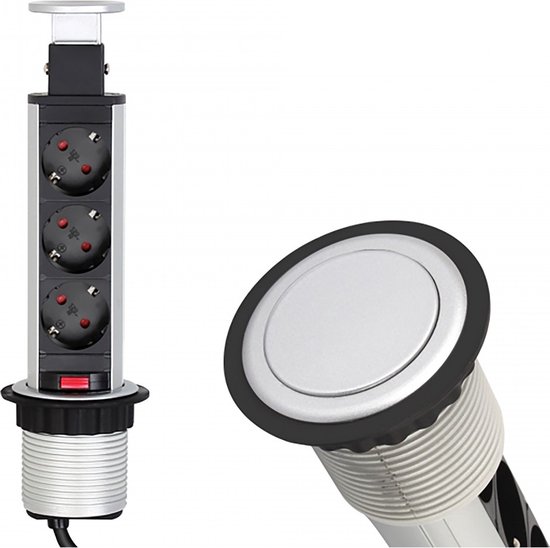 Design Light Liftbox Stekkerdoos - Pop up verdeelstekker met 3 ...