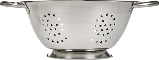 zeef met handvatten Ø 24 cm, vergiet van roestvrij staal, keukenzeef en ...