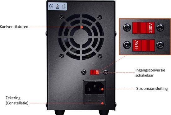 Labvoeding - Regelbare Voeding Multifunctioneel - Laboratorium Voeding ...