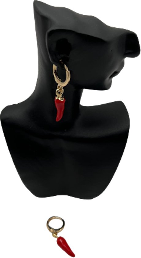 Rode Peper, Oorbellen,Pittig, Sambal, Heet | bol