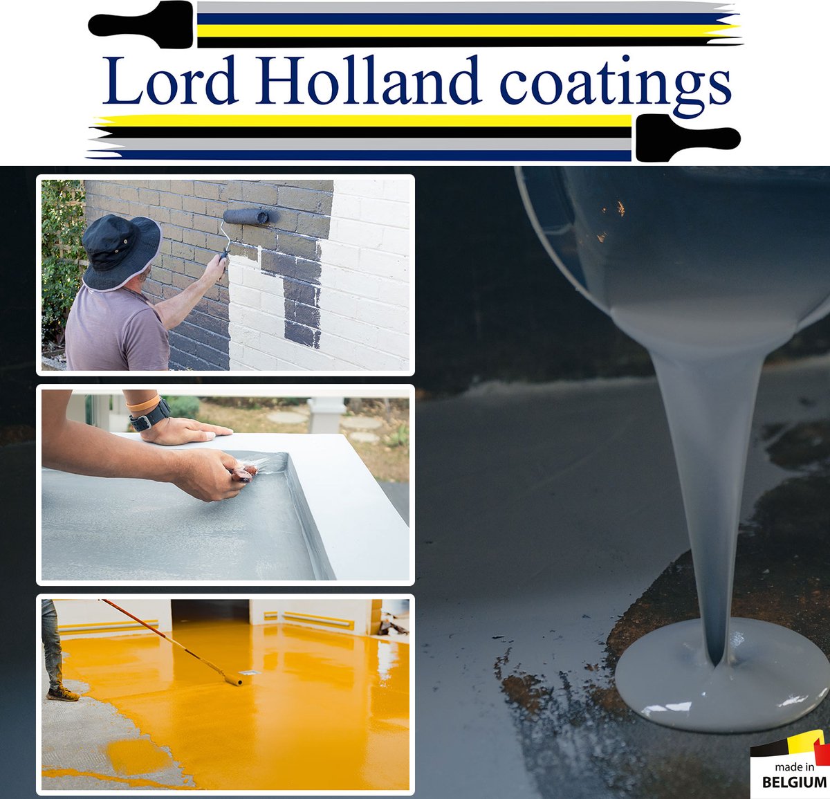 Lord Holland Betonverf | Ral 7036 Platina Grijs | Powercoat+ Pu ...