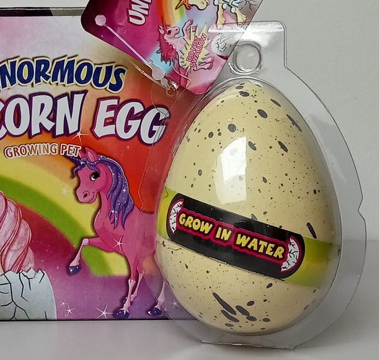 Unicorn egg unicorn groei ei 7 cm verrassing. | bol