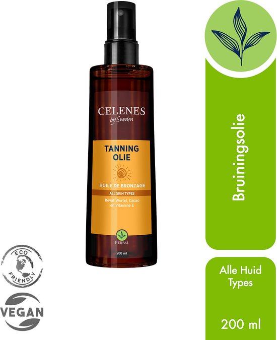 Celenes by Sweden - Tanning oil - Alle huidtypes | bol