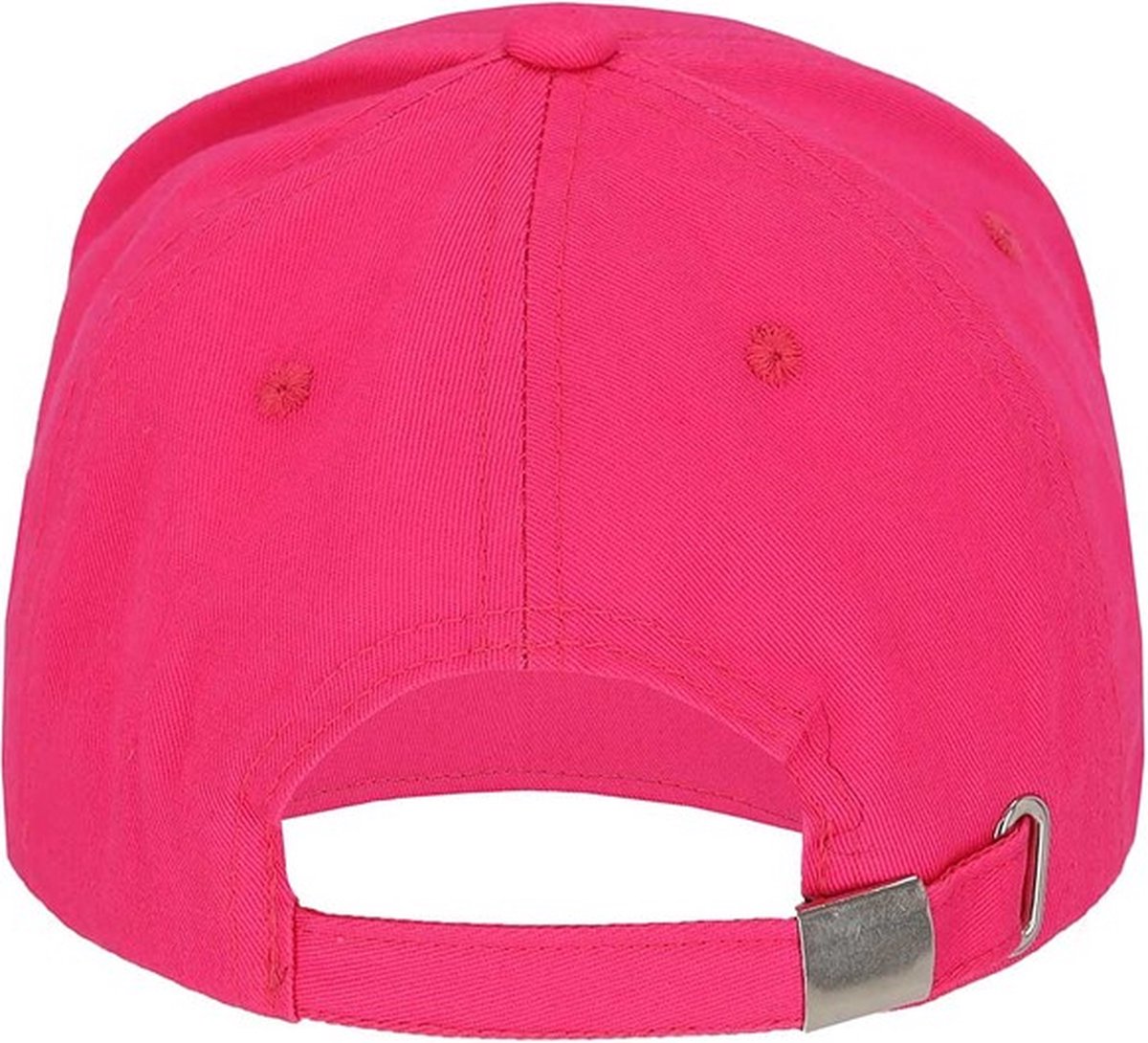 Pet Fuchsia 100% Katoen met Verstelbare Sluiting - Petje Roze | bol.com