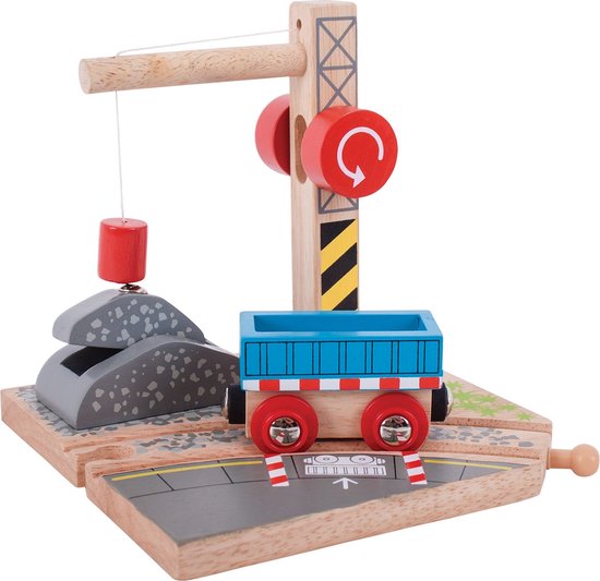 Houten Rails - Gravel Kraan | bol