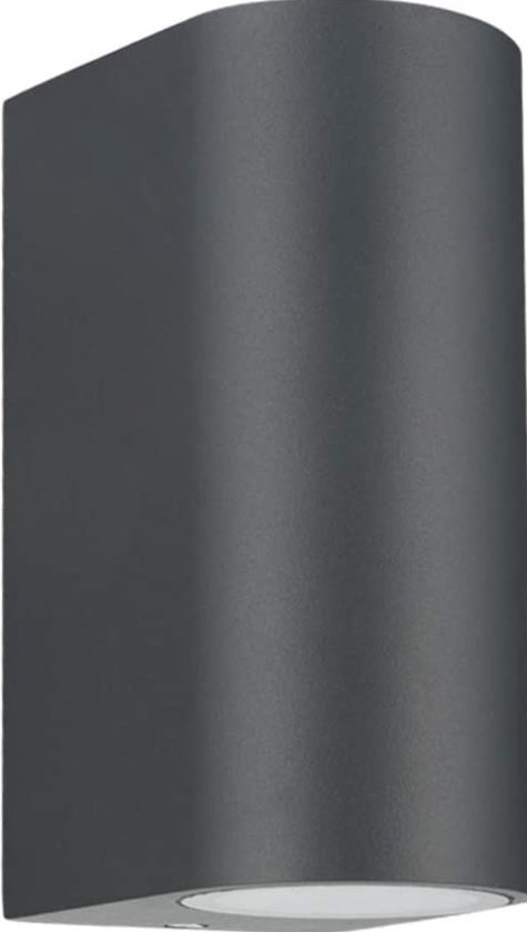RESKO - Buitenverlichting Muur Wand Buitenlamp, GU10 Antraciet ...