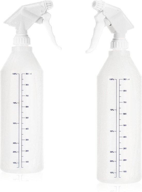 2 x spuitfles met schaalverdeling, waterpompsproeier met 28/400 schroefdraad voor... | bol