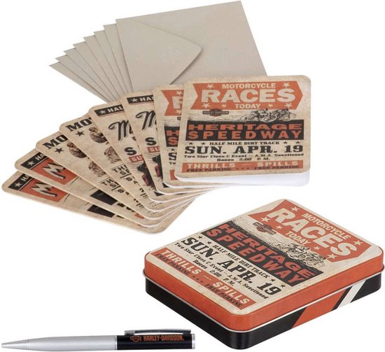 Harley-Davidson Race Day Poster Kaart Set | bol