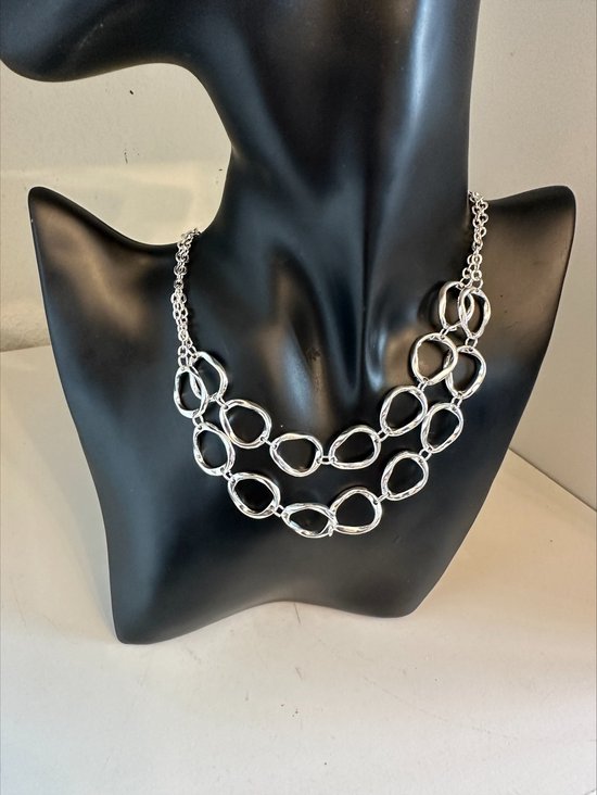 Dubbellaagse cirkel ketting | bol.com