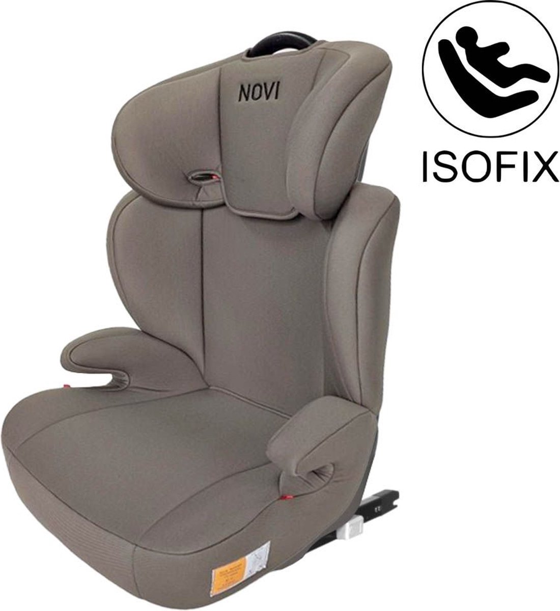 Novi Baby® James Autostoel - Isofix - Dark Taupe | bol