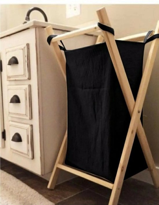 Draagbare Wasmand – Wasbare Stoffen Mand - Wassorteerder – Wasmanden ...
