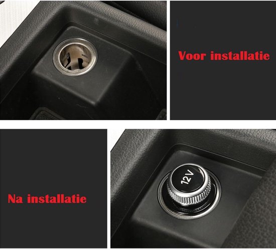 12 Volt Plug Styling Geschikt voor Volkswagen Transporter T5 T6 ...