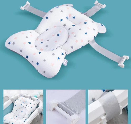 Baby Badje - Bad Ondersteuning Baby's - Baby's Safety Kussen - Baby ...