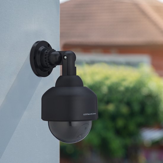 Relaxdays 3x dummy dome camera met led-lampje - nep bewakingscamera ...